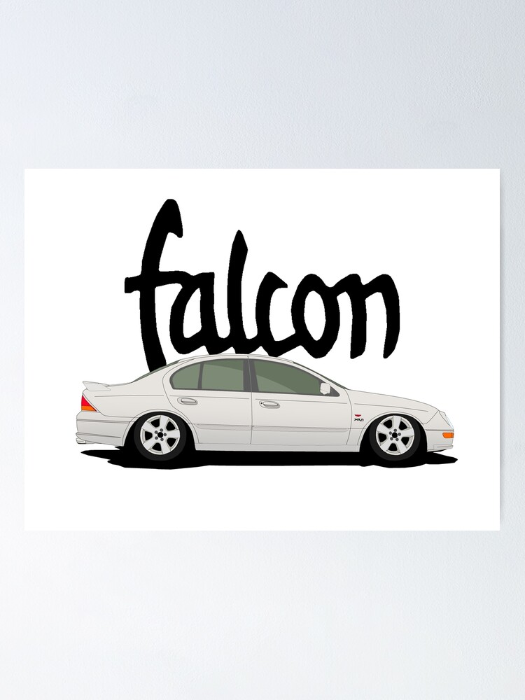 "Ford Falcon AU XR8" Poster for Sale by sebastiasti | Redbubble