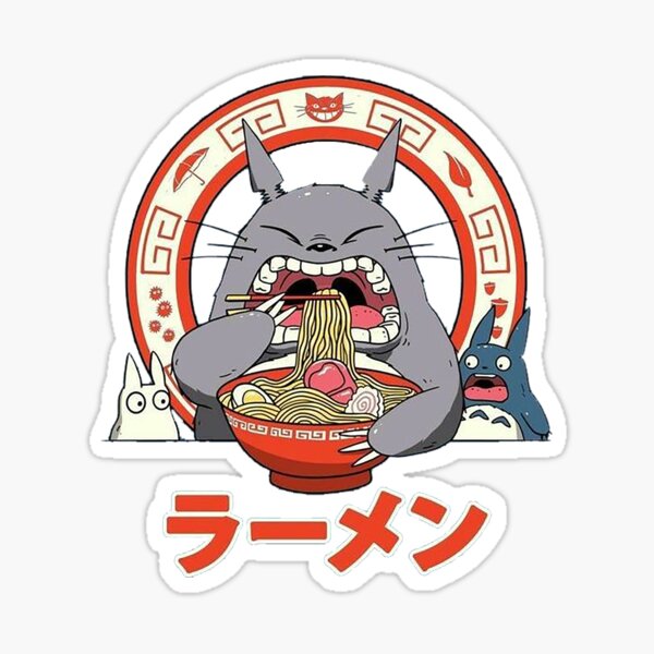 "Anime movie ramen cute cartoon" Sticker by OutfitCustoms1 | Redbubble