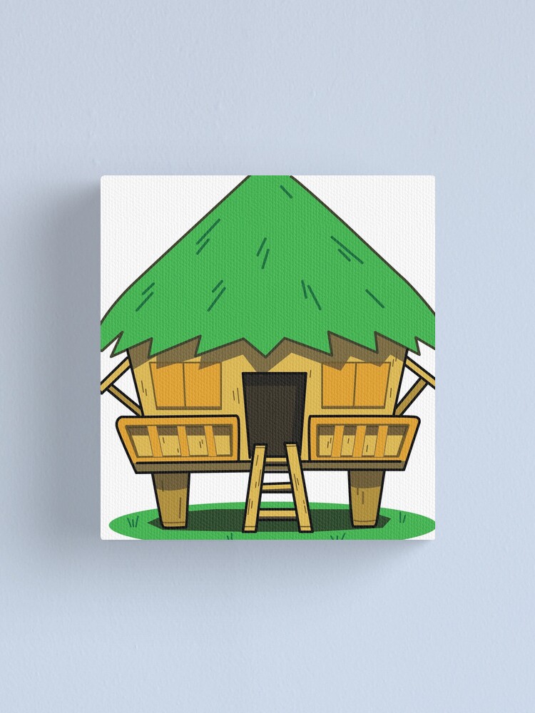 "Bahay Kubo " Canvas Print for Sale by Rosarine | Redbubble