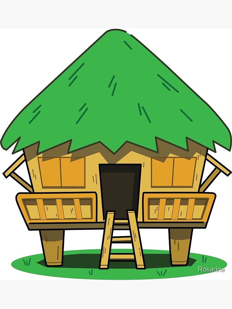 "Bahay Kubo " Canvas Print for Sale by Rosarine | Redbubble