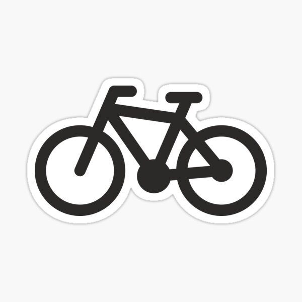 "Bike" Sticker by etraveler | Redbubble