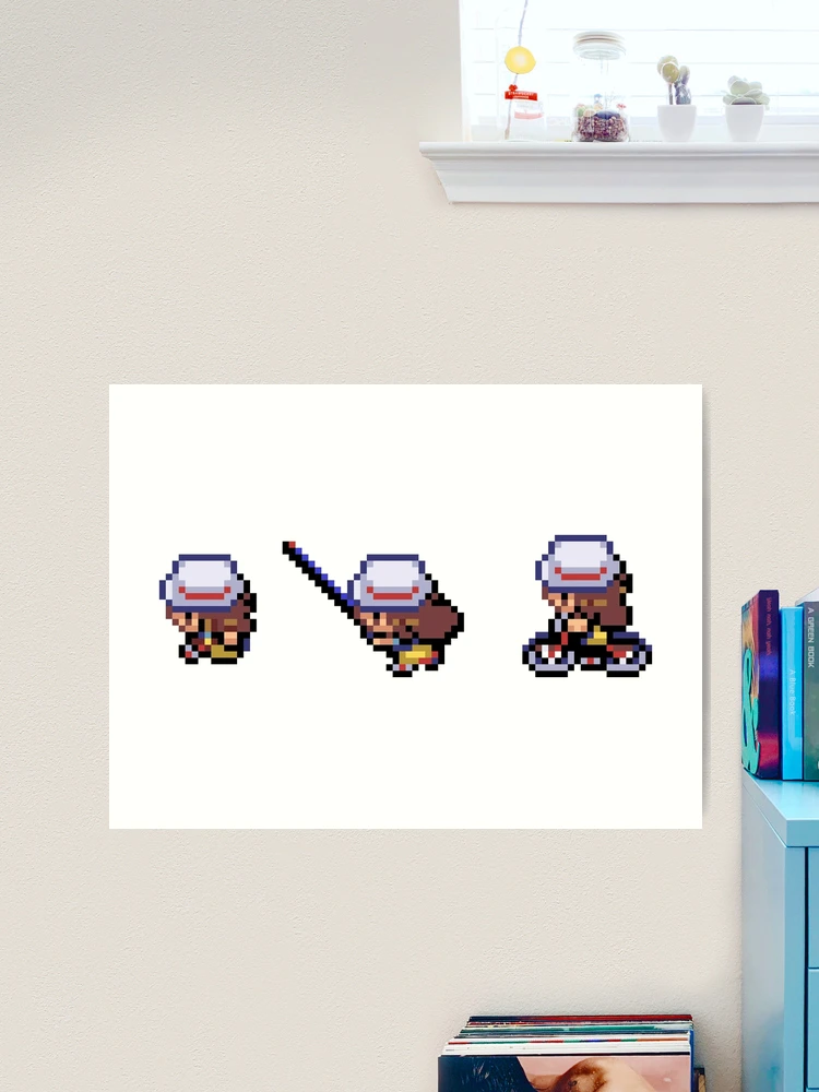 Pokemon Trainer Leaf Sprite