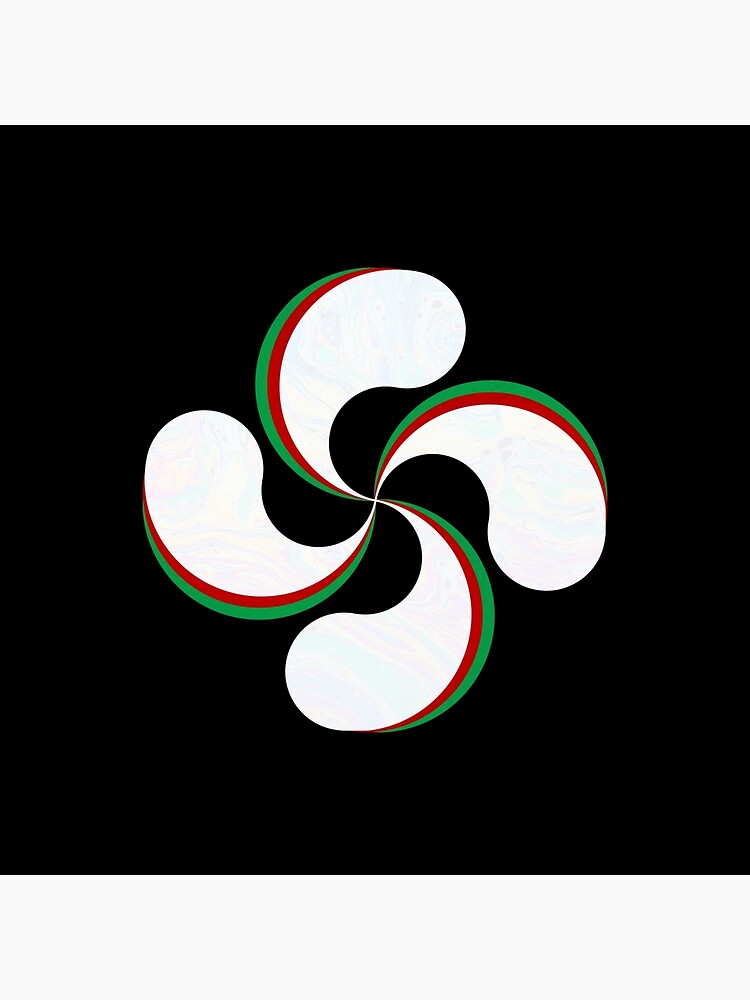 "Lauburu - Basque Symbol - Four Heads II" Poster for Sale by Brother-B ...