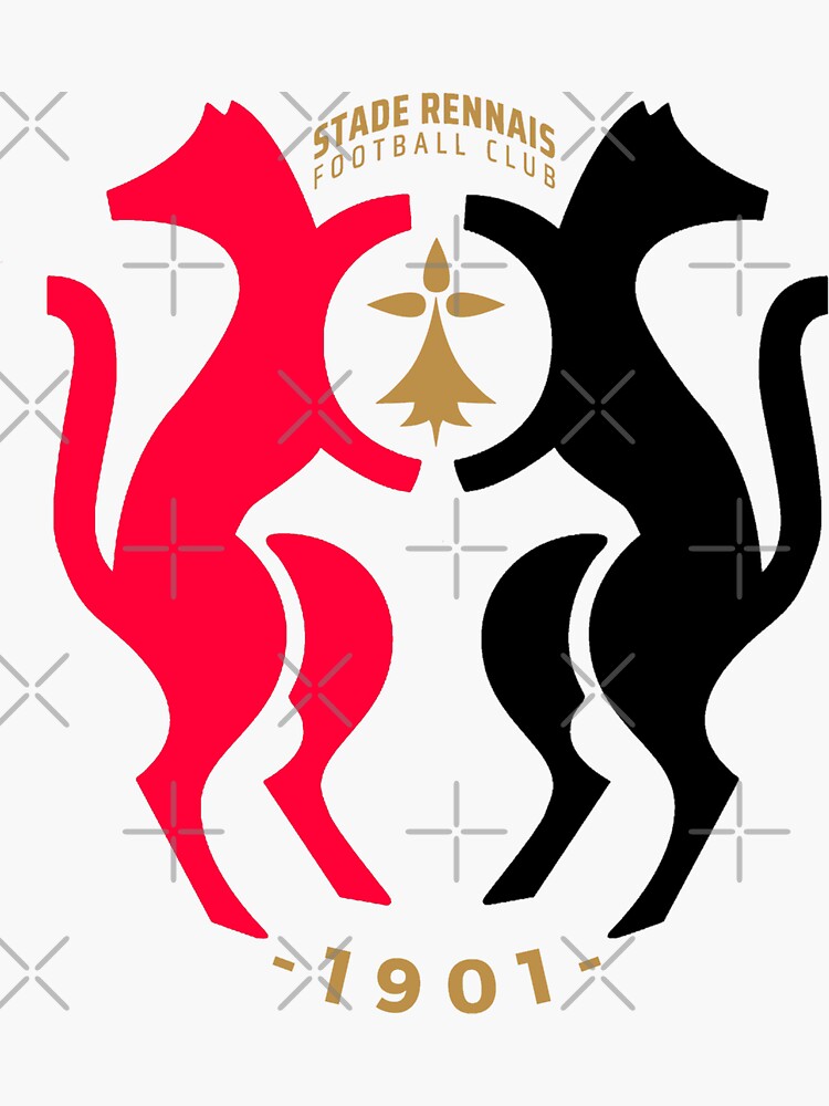 "Stade Rennais logo concept" Sticker by Emilianopheno | Redbubble