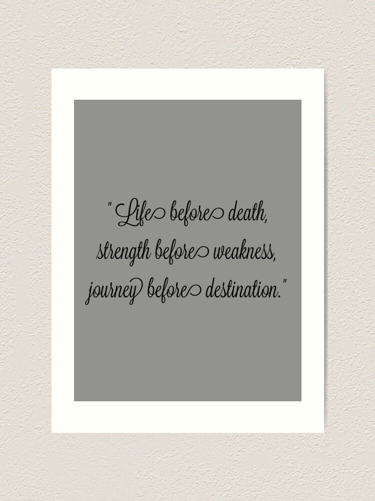 "Stormlight archive - Life before death, strength before weakness ...