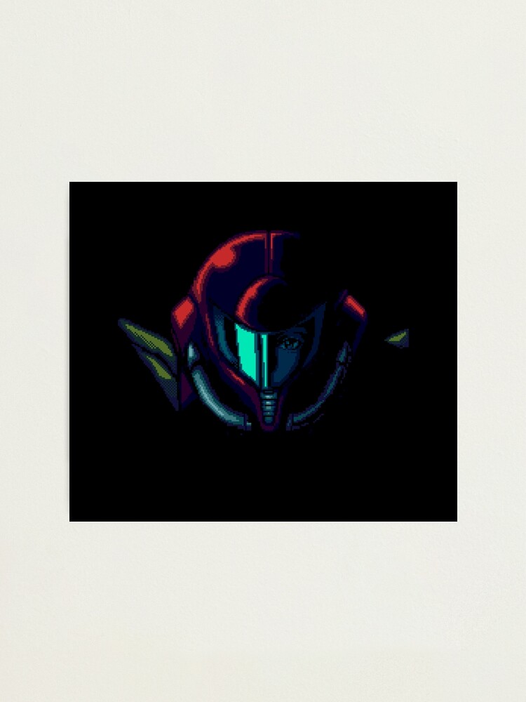 "Super Metroid - Samus face" Photographic Print for Sale by muramas ...