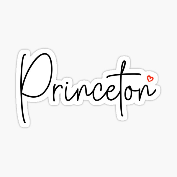 "Princeton" Sticker by MerchSuperb | Redbubble