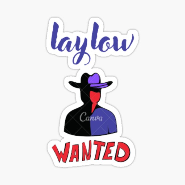 "laylow wanted rap" Sticker by AbdouFoughali | Redbubble