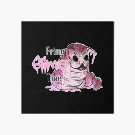"Slime Worm Pink: Prime Slime Time" Art Board Print by iduzarts | Redbubble