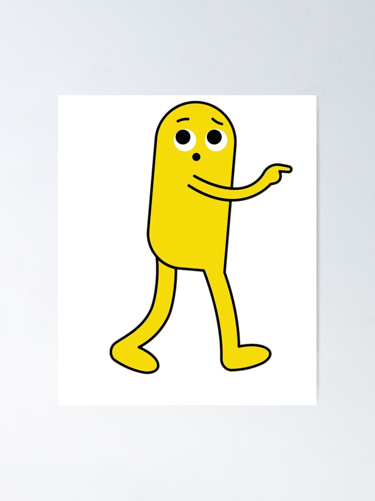 "Mr. Men pointing cartoon " Poster for Sale by Dieuwkeg | Redbubble