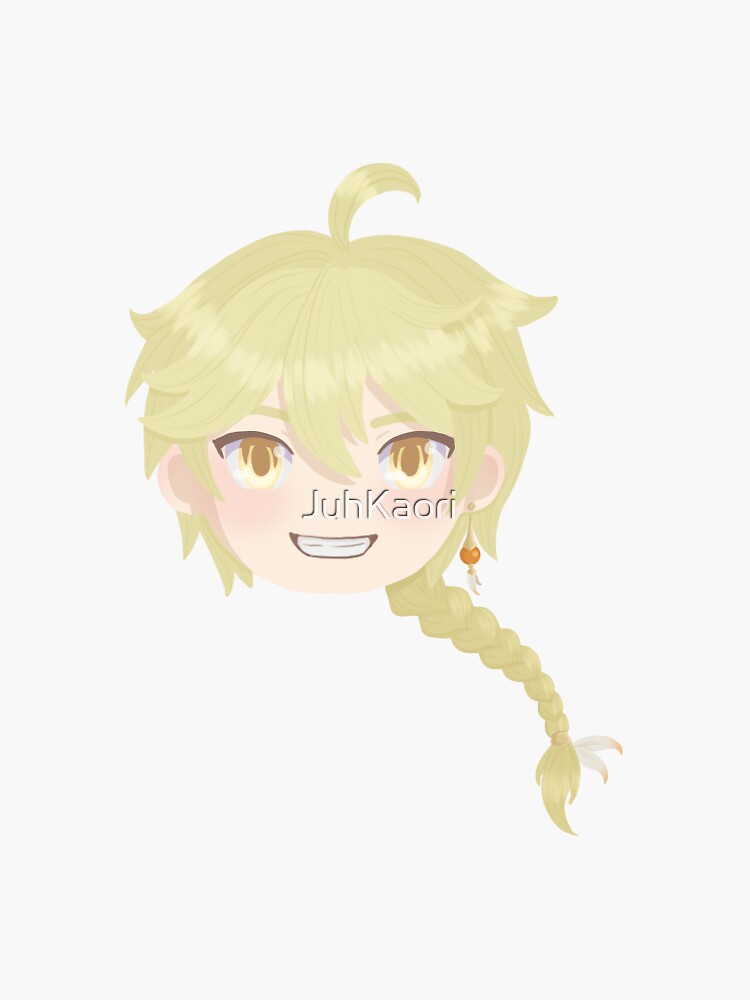"Chibi Aether head sticker" Sticker for Sale by JuhKaori | Redbubble