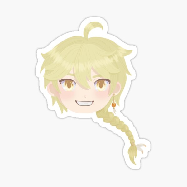 "Chibi Aether head sticker" Sticker for Sale by JuhKaori | Redbubble