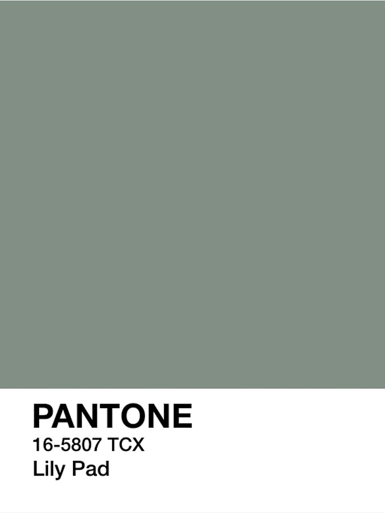 "PANTONE Lily Pad - Green" Art Print for Sale by Mushroom-Gorge | Redbubble
