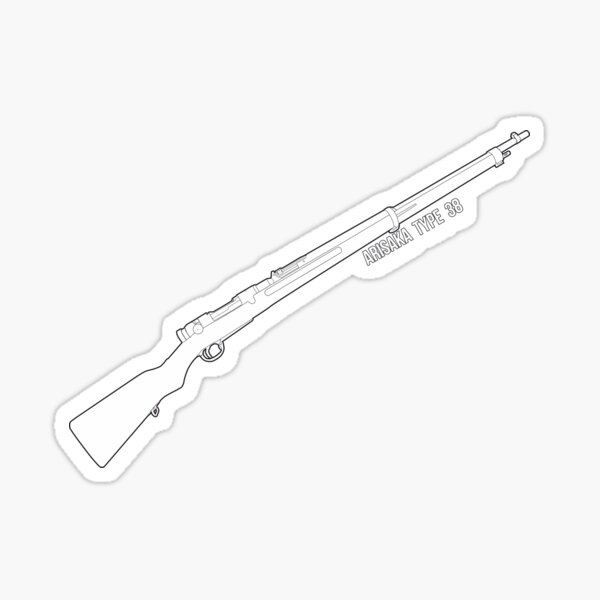 "Arisaka Type 38" Sticker for Sale by FAawRay | Redbubble