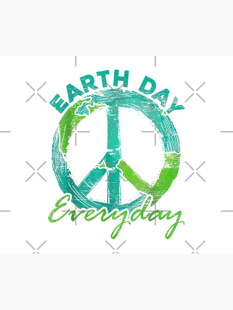 Manta de Día De La Tierra Símbolo Paz 152 x 203cm vendido por Felisa | SKU 132444 | Printerval