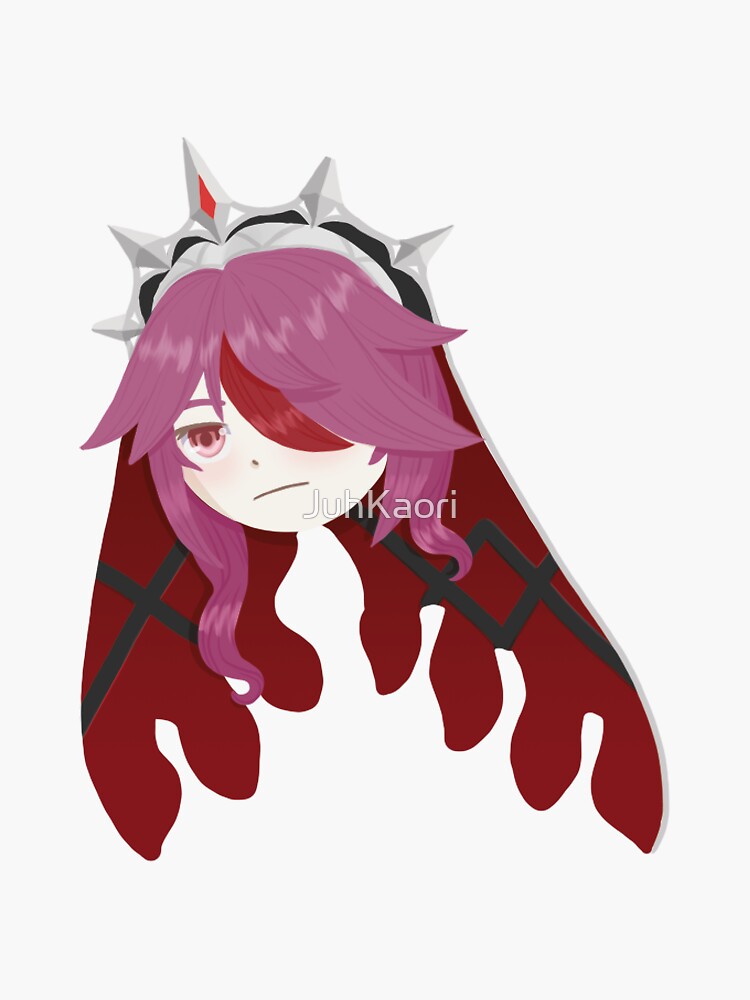 "Chibi Rosaria head sticker" Sticker for Sale by JuhKaori | Redbubble