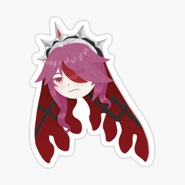 "Chibi Rosaria head sticker" Sticker for Sale by JuhKaori | Redbubble