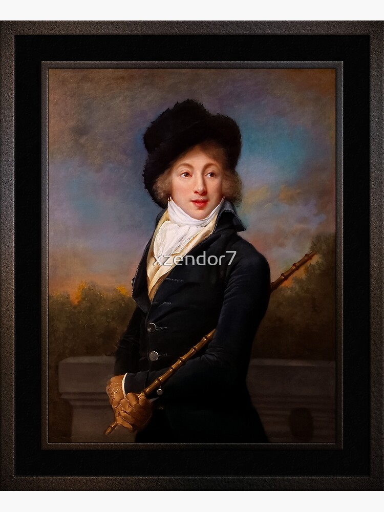 "Portrait of Auguste Vestris by Adèle Romany Remastered Xzendor7 ...