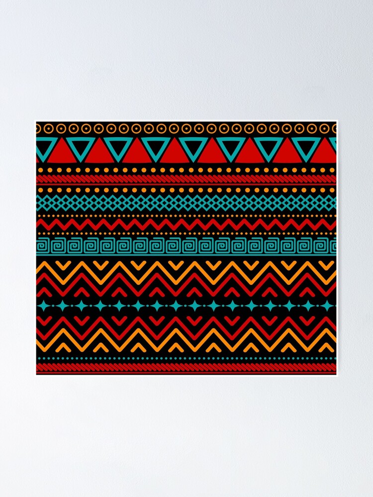 "Ethnic Lines Native Tribal" Poster for Sale by TheHotIgloo | Redbubble
