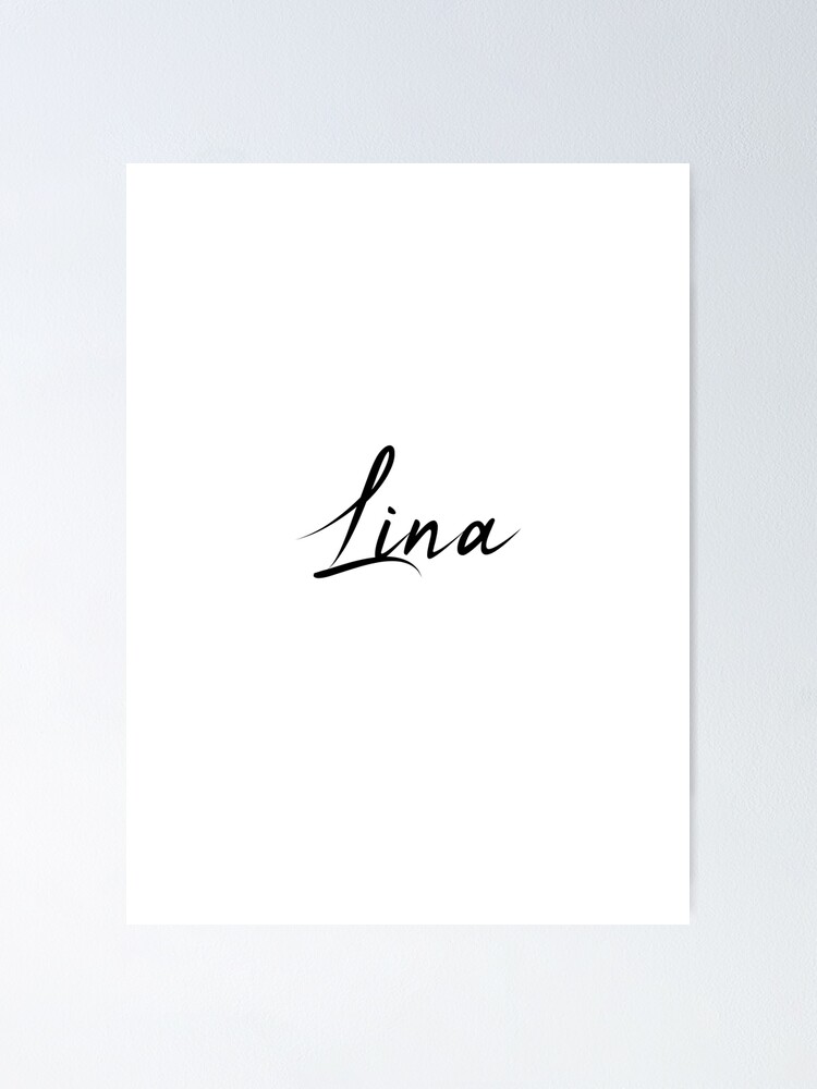"Lina style" Poster for Sale by byRafaOnline | Redbubble