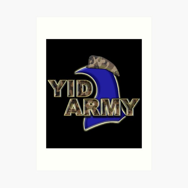 "The Yid Army Tottenham's Faithful Fans Sticker" Art Print for Sale by ...