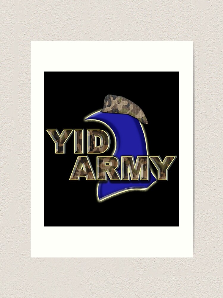 "The Yid Army Tottenham's Faithful Fans Sticker" Art Print for Sale by ...