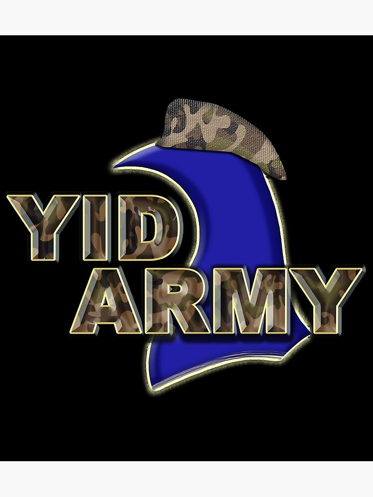 "The Yid Army Tottenham's Faithful Fans Sticker" Art Print for Sale by ...