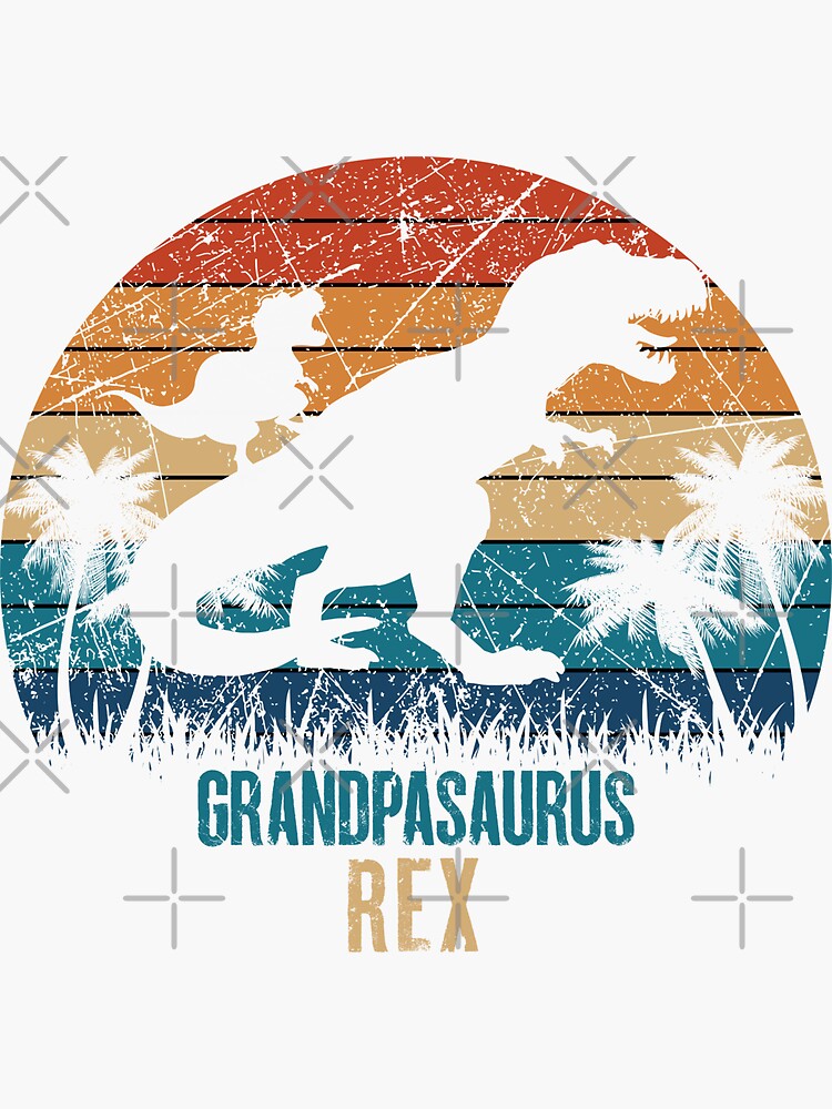 "Mens Grandpasaurus T Rex Dinosaur Grandpa Saurus Family Matching- Gift ...
