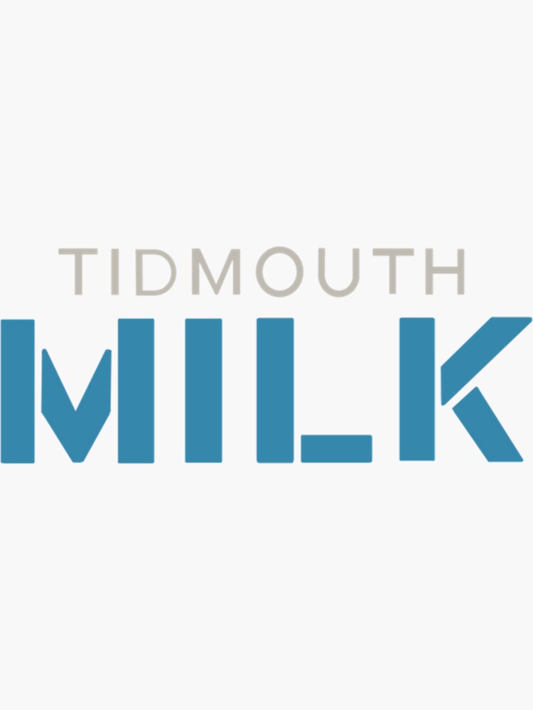 "Tidmouth Milk " Sticker by LUVTEXTILES65 | Redbubble