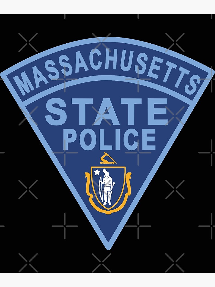 "Massachusetts State Police Patch" Poster for Sale by TaylorGeorgers ...