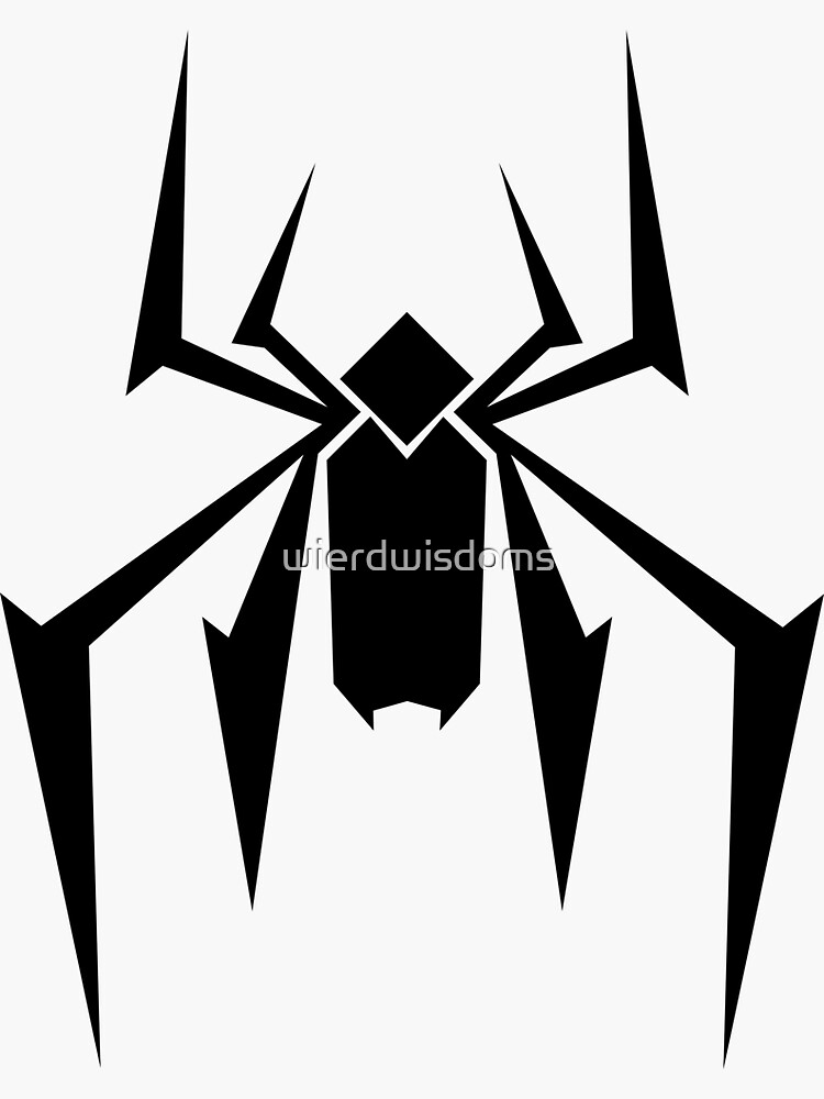 "Spider emblem " Sticker for Sale by wierdwisdoms | Redbubble