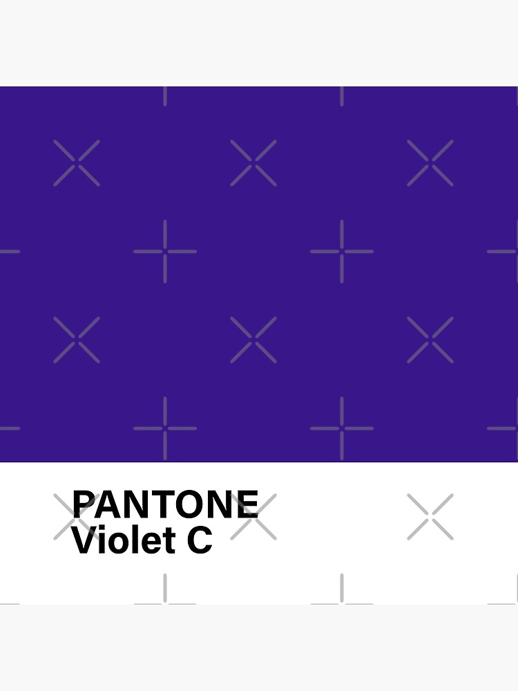 "PANTONE Violet C " Poster for Sale by princessmi-com | Redbubble