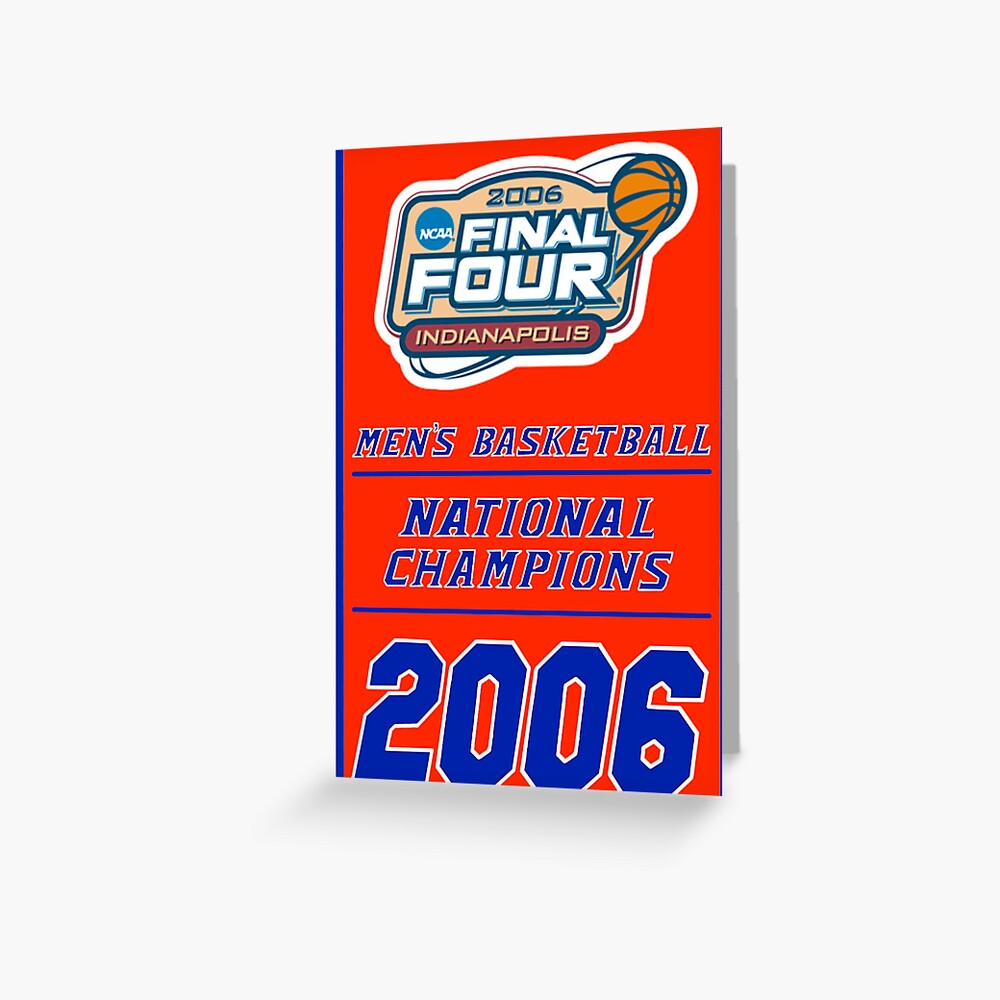 "Florida Gators MBK 2006 National Championship Banner" Greeting Card by ...