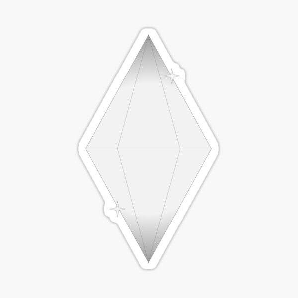 "Platinum Plumbob" Sticker by Teknikah | Redbubble