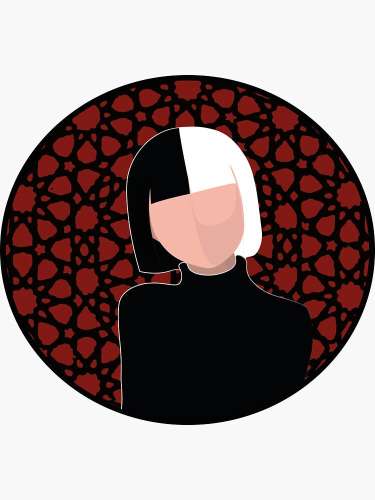 "Sia with a Moroccan touch" Sticker by siaart22 | Redbubble