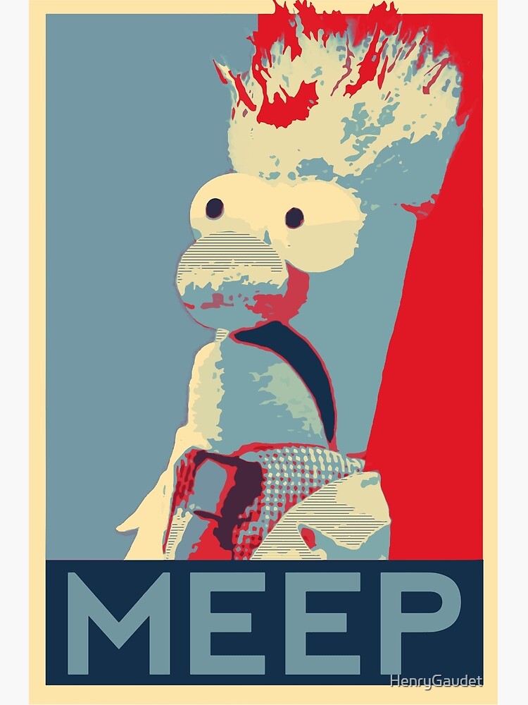 "Meep" Poster for Sale by HenryGaudet | Redbubble