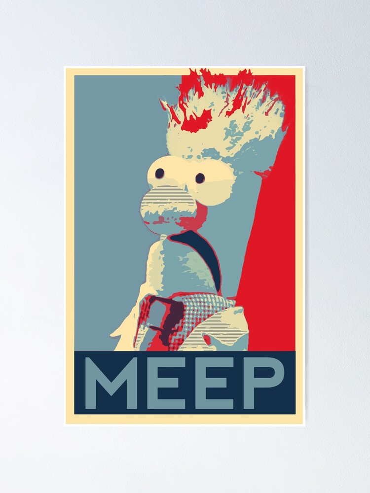 "Meep" Poster for Sale by HenryGaudet | Redbubble