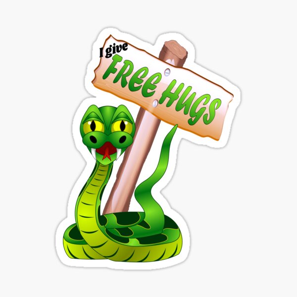 "Funny,I give Free hugs,T-shirt for snake lovers ,Gift lovers hugs and ...
