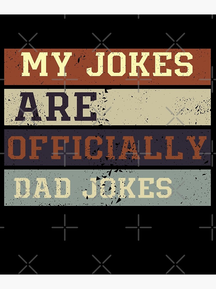 "Meine Witze sind offiziell Papa Witze, New Father Cute Vintage ...