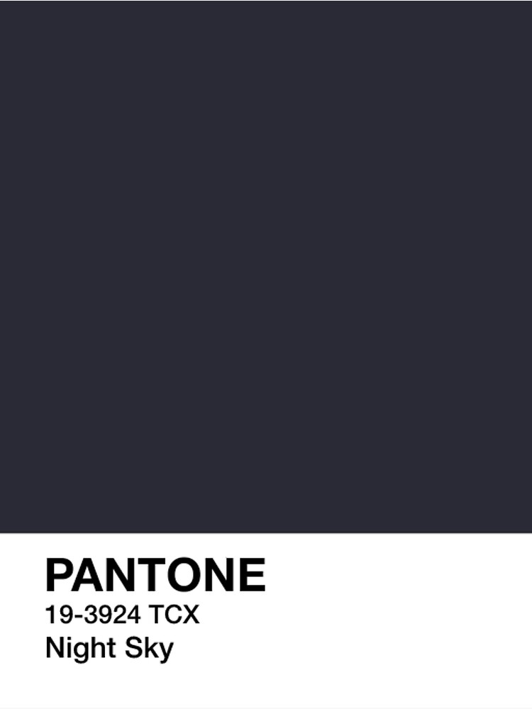 "PANTONE Night Sky - Navy Blue" Poster for Sale by Mushroom-Gorge ...
