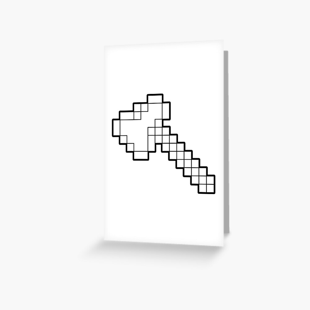 "Minecraft Axe" Art Print for Sale by jamcaYT | Redbubble