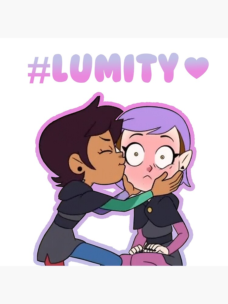 Lámina fotográfica «Luz Noceda y Amity Blight beso lumity ( The owl ...