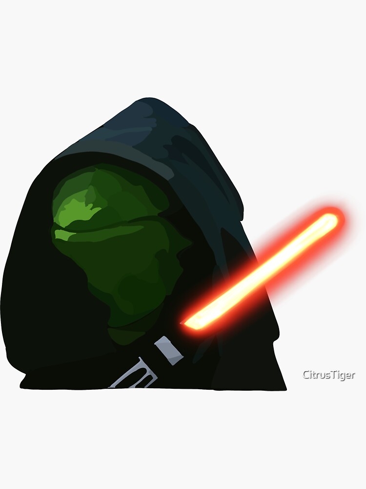 "Sith Kermit" Sticker for Sale by CitrusTiger | Redbubble