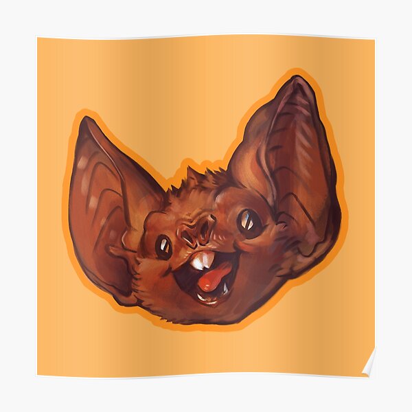 "Vampire Bat" Poster for Sale by thelittlestfitz | Redbubble