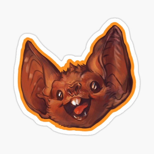 "Vampire Bat" Sticker by thelittlestfitz | Redbubble
