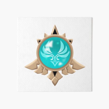 "Mondstadt Anemo Vision" Art Board Print for Sale by HaarlenDraws ...