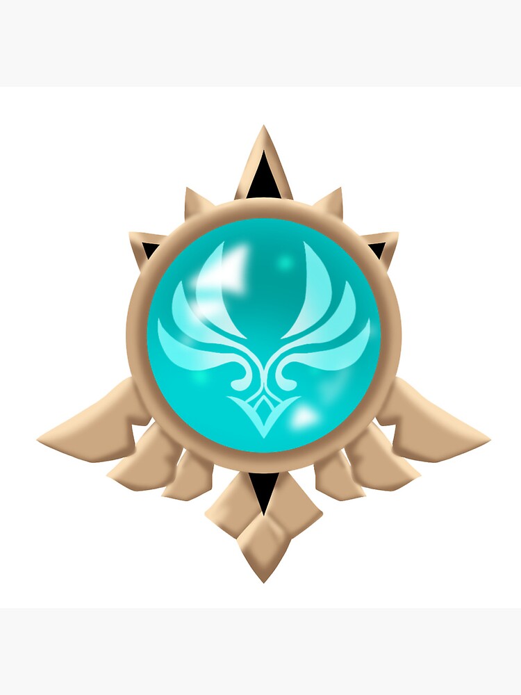 "Mondstadt Anemo Vision" Poster for Sale by HaarlenDraws | Redbubble