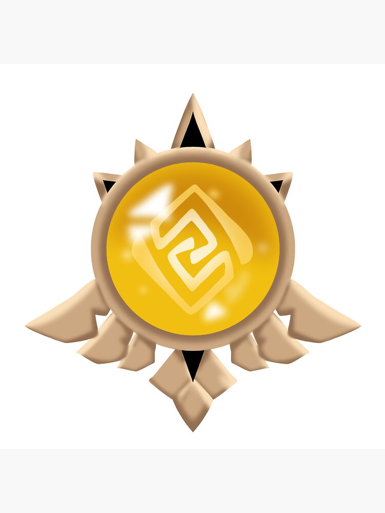 "Mondstadt Geo Vision" Poster for Sale by HaarlenDraws | Redbubble