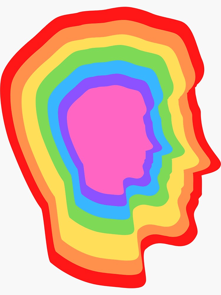 "Mind Dimensions Psychedelic Art 5D Trippy Hippie Awakening Fractal ...