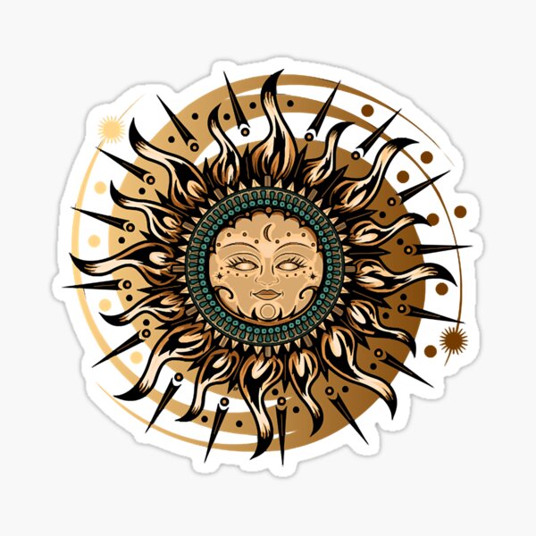 "Sun Goddess " Sticker by ung97153 | Redbubble